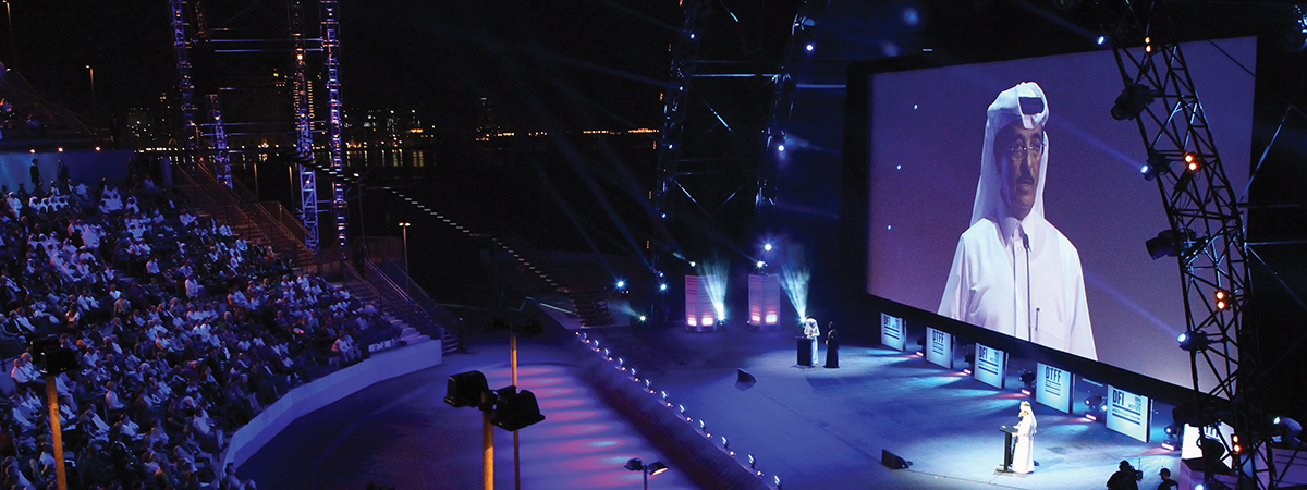 FP SuperMat Perforato: Perforated front projection screen.