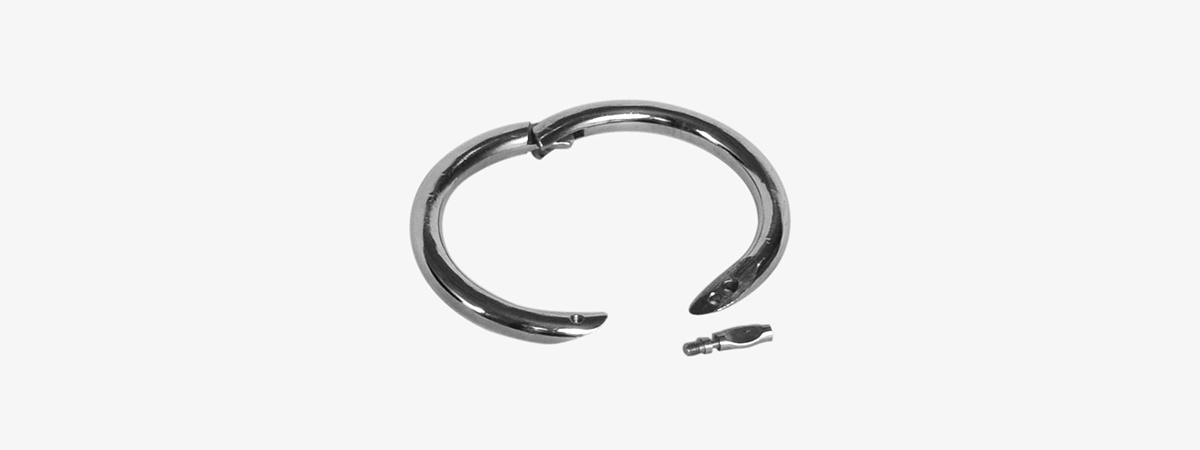 O-Ring: O-ring in nikkel met sluiting