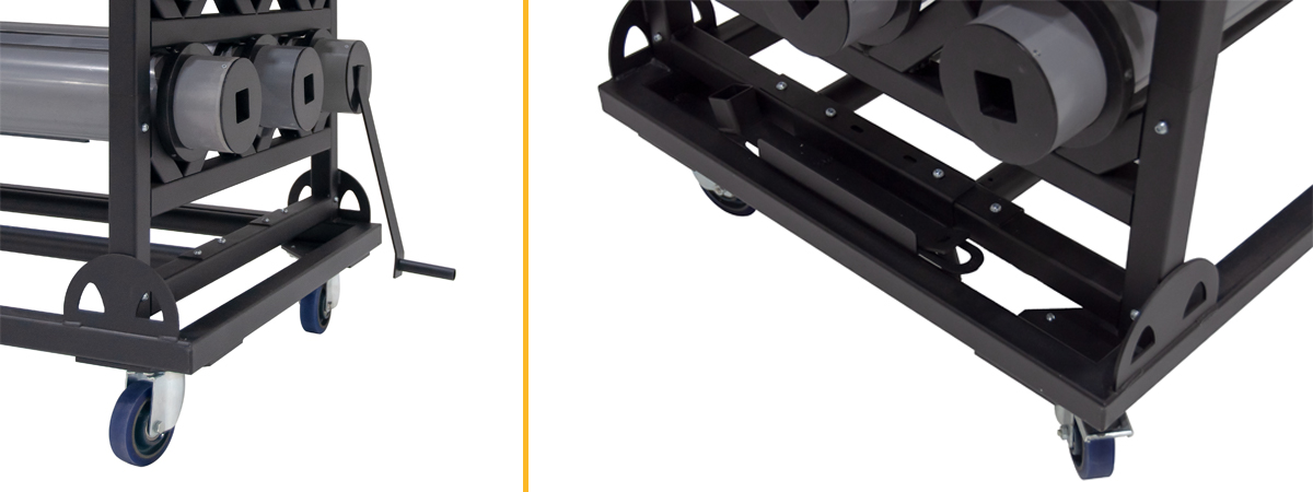 EasyRoller: Mobile floor storage.