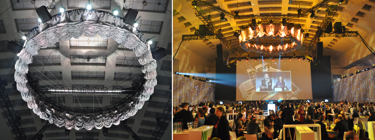 Añadiendo un toque de glamur a la gala anual de los BEA con tejidos ...