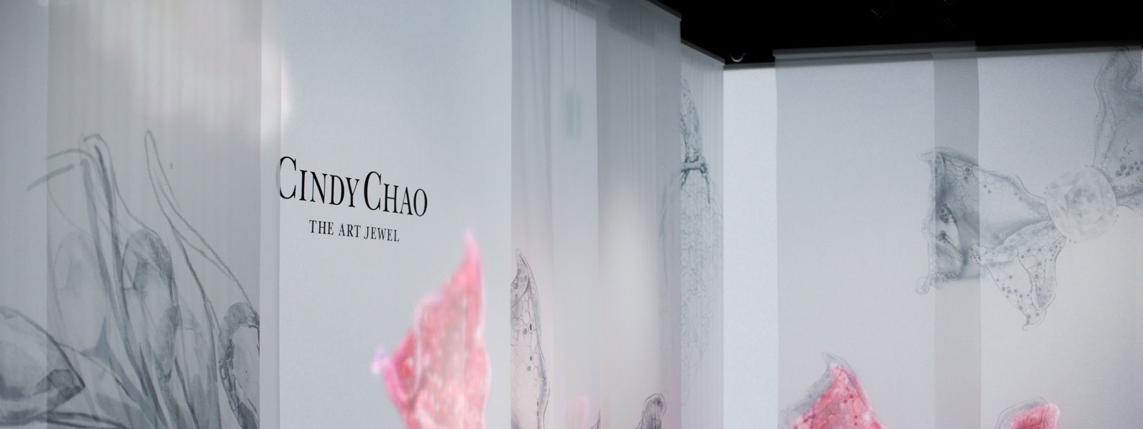 Voile CS Print: luxurious looking printed sheer fabric with recto-verso ...