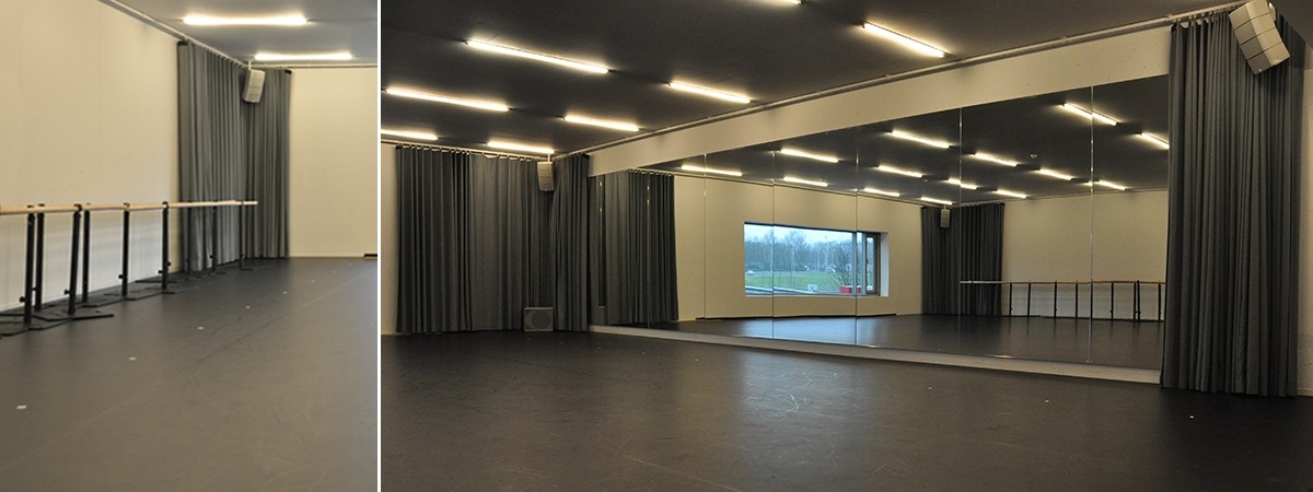 Dance Carpet Studio: Suelo para danza a una cara.