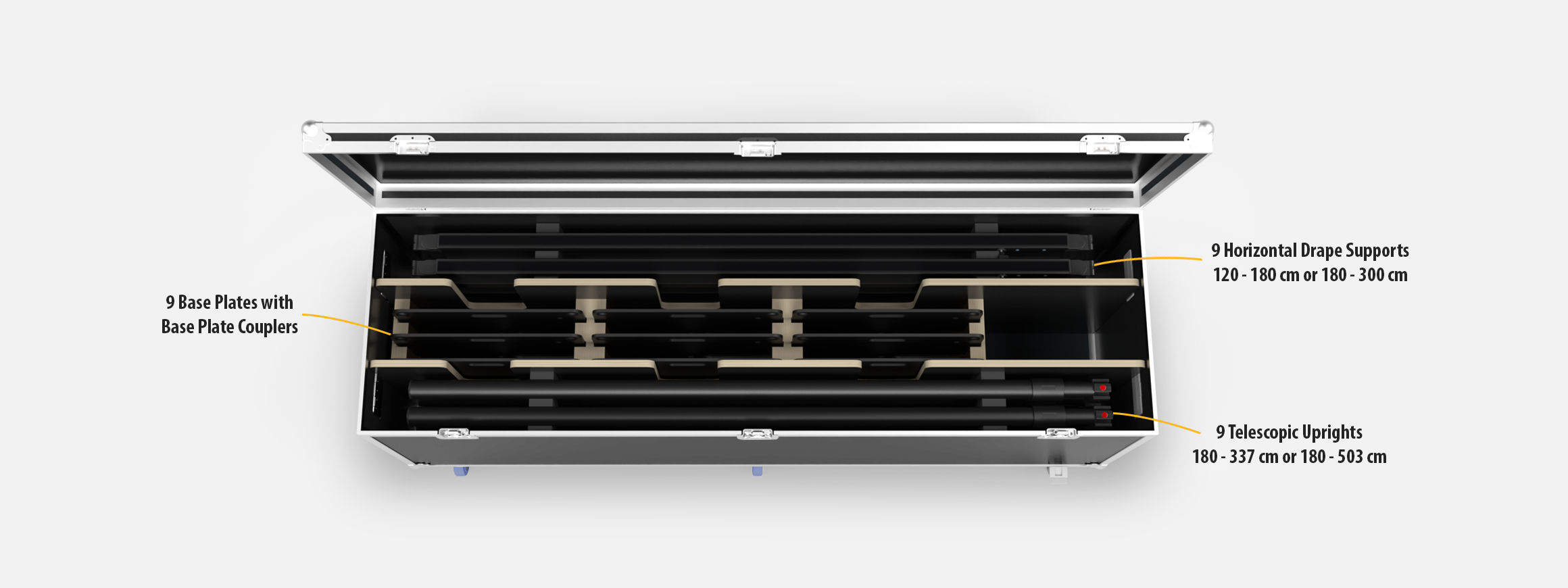 EasyDrape: Pipe-and-Drape-System von ShowTex