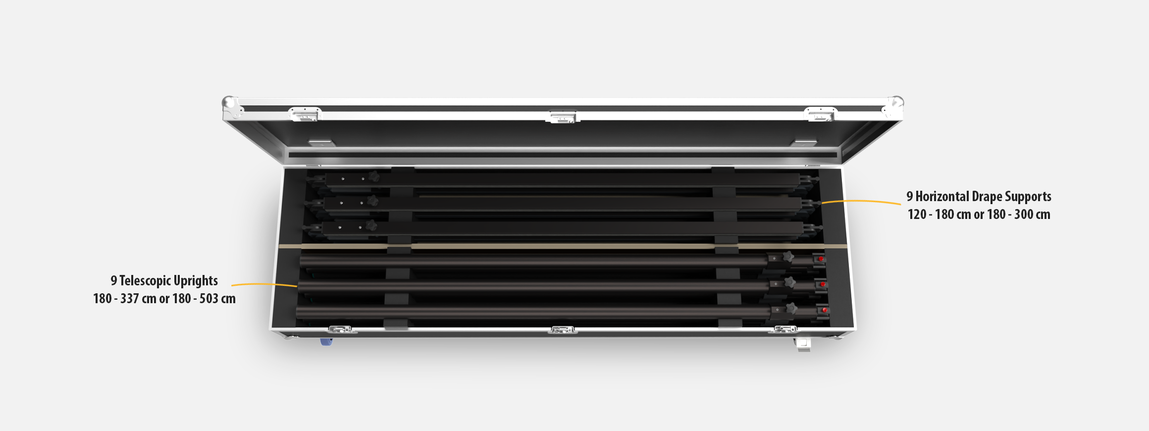 EasyDrape: Pipe and drape system by ShowTex.