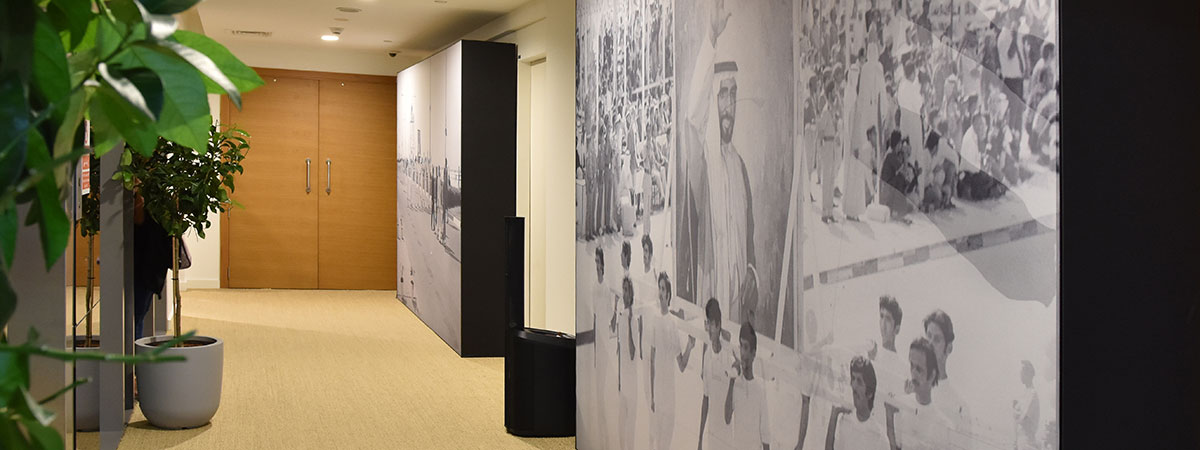 Printed event decor makes history come alive at UAE National Day