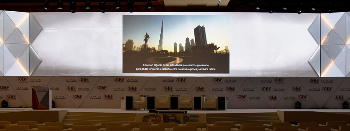 Global Business Forum: 3D stage design