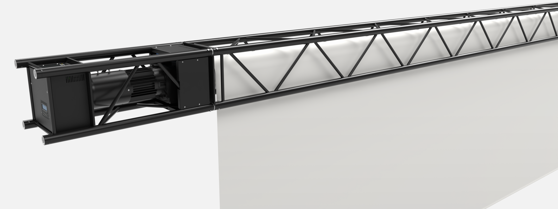 HiSpeed RollUp: Custom high speed truss roller system