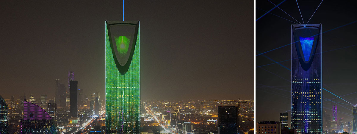 Outdoor projection mesh steals the show at Noor Riyadh Festival