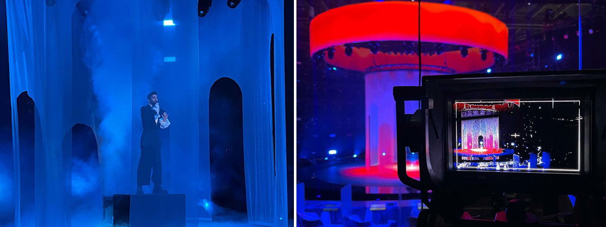 Eurovision preselection – sheer stage fabrics - ShowTex