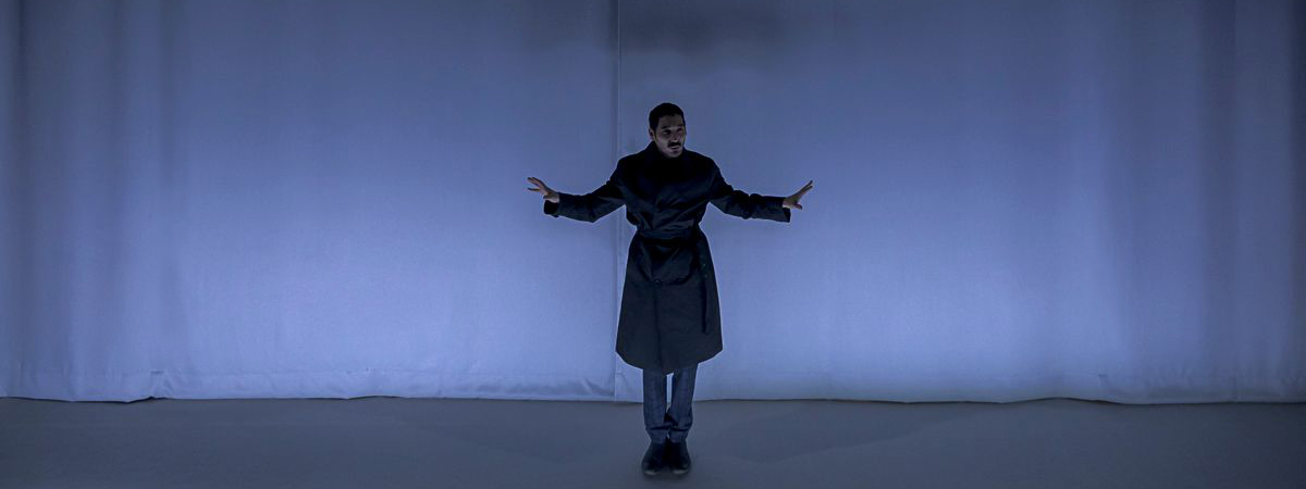 Fabric projection surfaces set the tone in this theatre performance