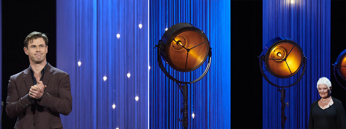 SSIFF: string curtains on stage