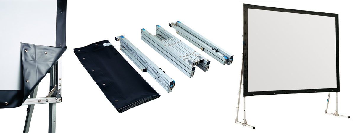 TravelScreen - Portable front and rear projection screen