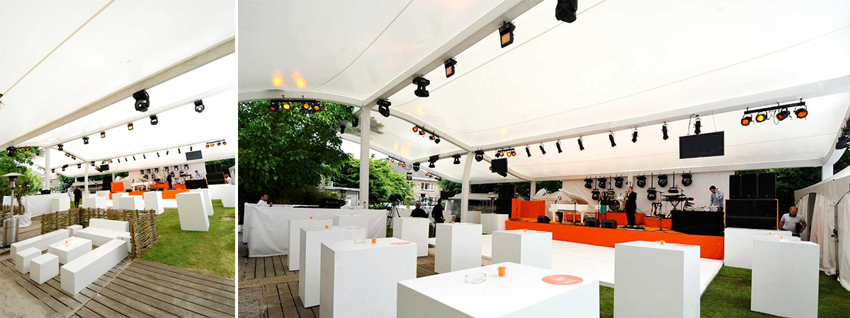 TrusSleeve: flame retardant truss cover that fits around all types of ...