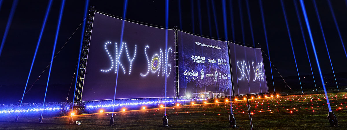 Cielorama - Outdoor projection scrim
