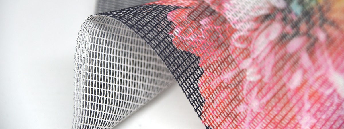 Cotton Mesh Print: ideal as a theatre scrim for special effects. Cotton Mesh Print: ideal as a theatre scrim for special effects.
